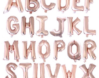 Alphabet balloons | Etsy
