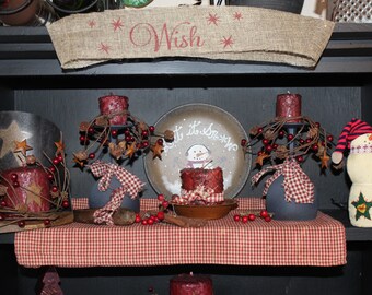 Primitive candles | Etsy