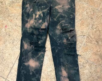 Splatter paint jeans | Etsy