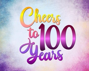 Cheers to 100 years | Etsy