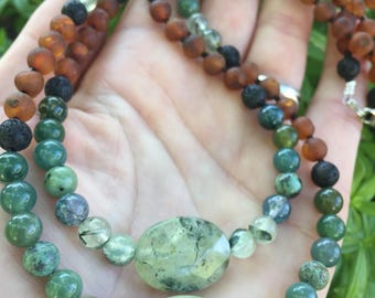 Amber necklace | Etsy