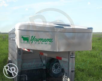 Cattle trailer decal | Etsy