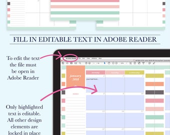 Printable Binder Covers Planners Calendars & by ThePreppyGreek