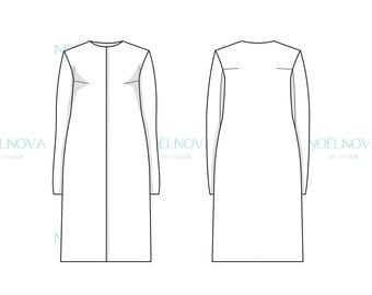 Winter coat pattern | Etsy