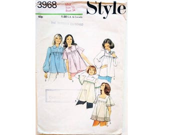 Smock top pattern | Etsy