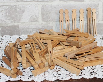 Vintage clothes pins | Etsy