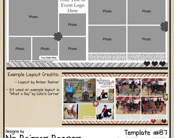 Scrapbook layouts | Etsy