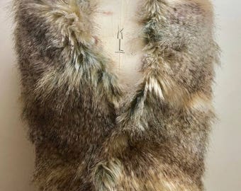 Faux fur shrug | Etsy