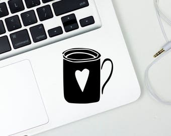 Coffee cup decal | Etsy