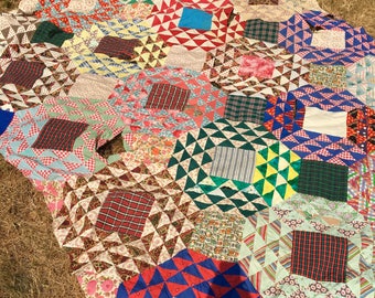 Vintage cutter quilt | Etsy