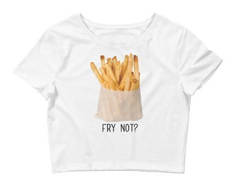 Funny crop top | Etsy