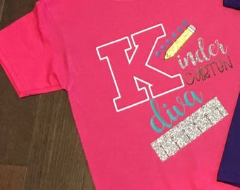 Kindergarten t shirt | Etsy