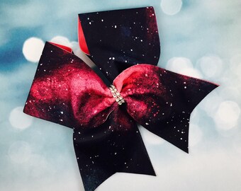 Galaxy cheer bow
