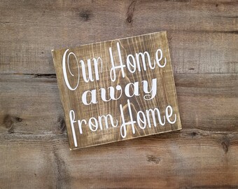 Rustic home sign | Etsy