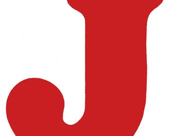 Letter j embroidery | Etsy