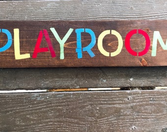 Playroom sign | Etsy