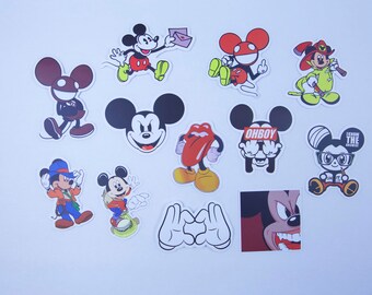 Mickey mouse sticker | Etsy