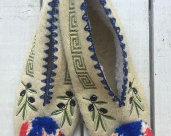 Greek slippers | Etsy