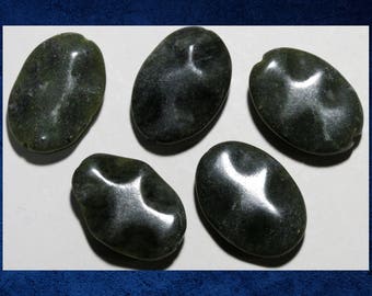 Dark green stone | Etsy