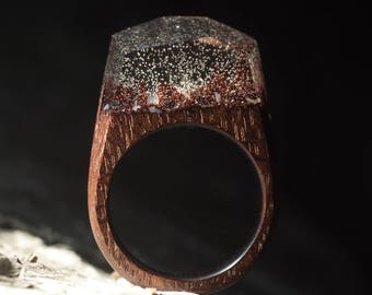 Wood epoxy jewelry | Etsy
