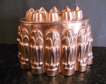 Vintage copper mold | Etsy