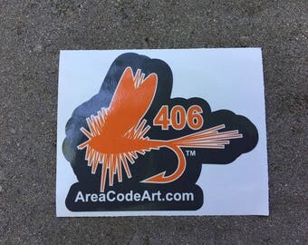Fly fishing decals | Etsy