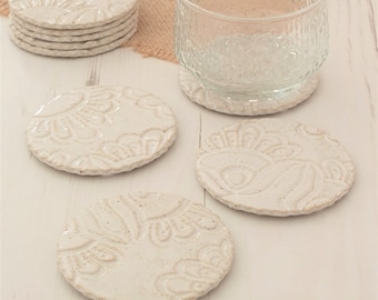 Ceramic coasters | Etsy