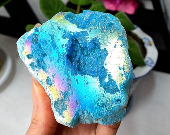 Blue crystal cluster | Etsy