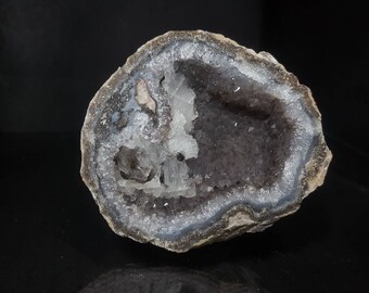 Smoky quartz geode | Etsy