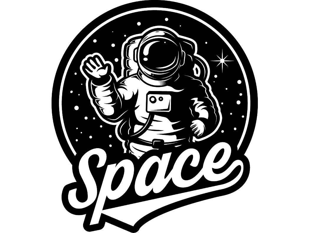Space Logo 8 Planet Moon Star Astronaut Shuttle Nasa Space