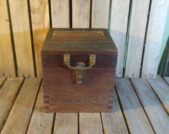 Antique wood box | Etsy