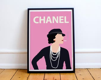 Coco chanel poster | Etsy