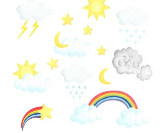 Watercolor Flamingo Clipart Tropical Bird Illustration