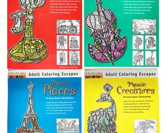 Adult coloring book | Etsy