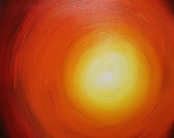 Warm painting | Etsy