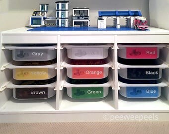 Toy bin labels | Etsy