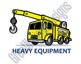 Heavy equipment svg | Etsy
