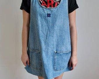 90s denim dress | Etsy
