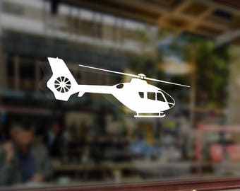 Helicopter decal | Etsy