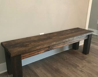 Farmhouse bench | Etsy