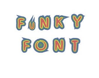 Funky font | Etsy