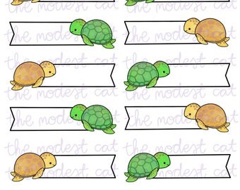 Sea turtle stickers | Etsy