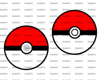 Pokeball svg | Etsy