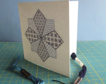 Geometric embroidery | Etsy