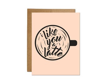 I like you a latte | Etsy