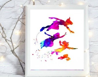 Disney's Peter Pan Minimalist Poster