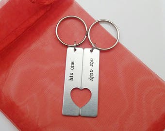 Heart keychain | Etsy