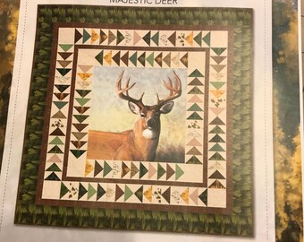 Deer quilt kit | Etsy