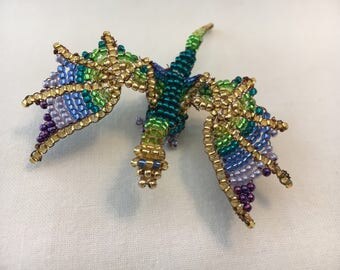 3D Beaded Dragon Tutorial Moravian the Dragon Right angle