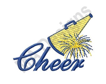 Cheer embroidery | Etsy